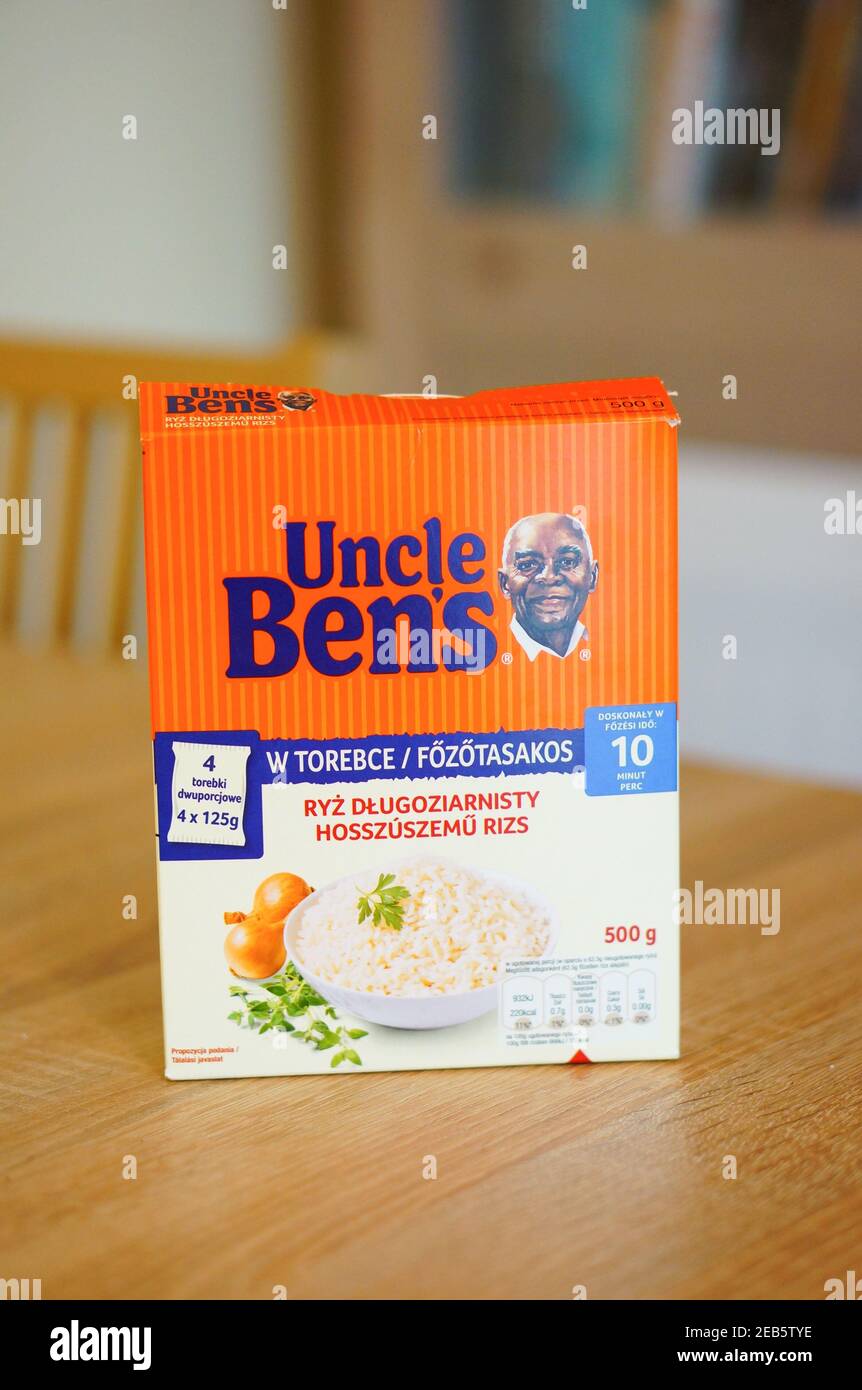 Box uncle bens rice hi-res stock photography and images - Alamy