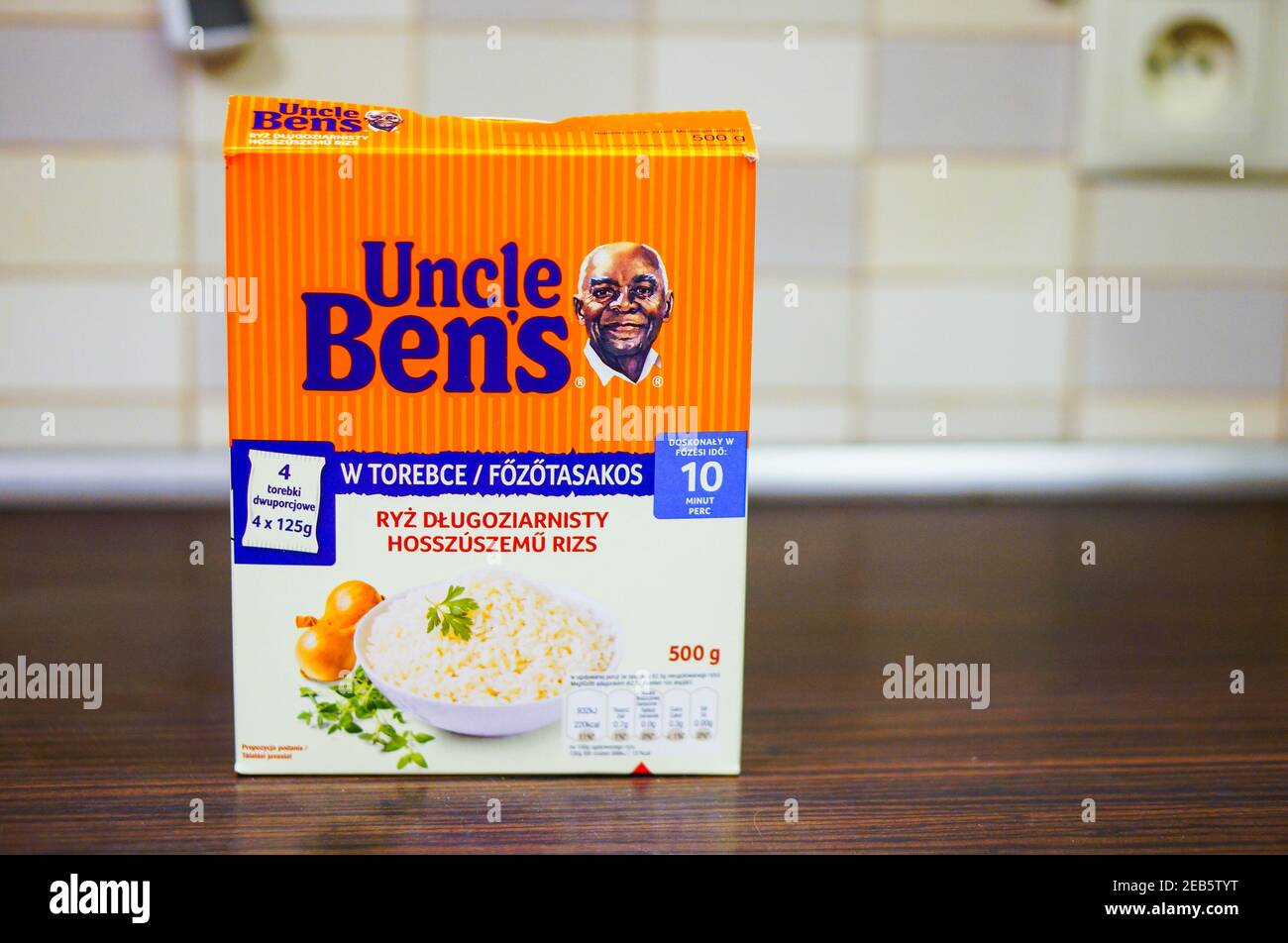 Box uncle bens rice hi-res stock photography and images - Alamy