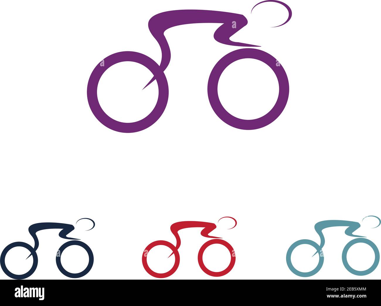 Bicycle logo vector template Stock Vector Image & Art - Alamy
