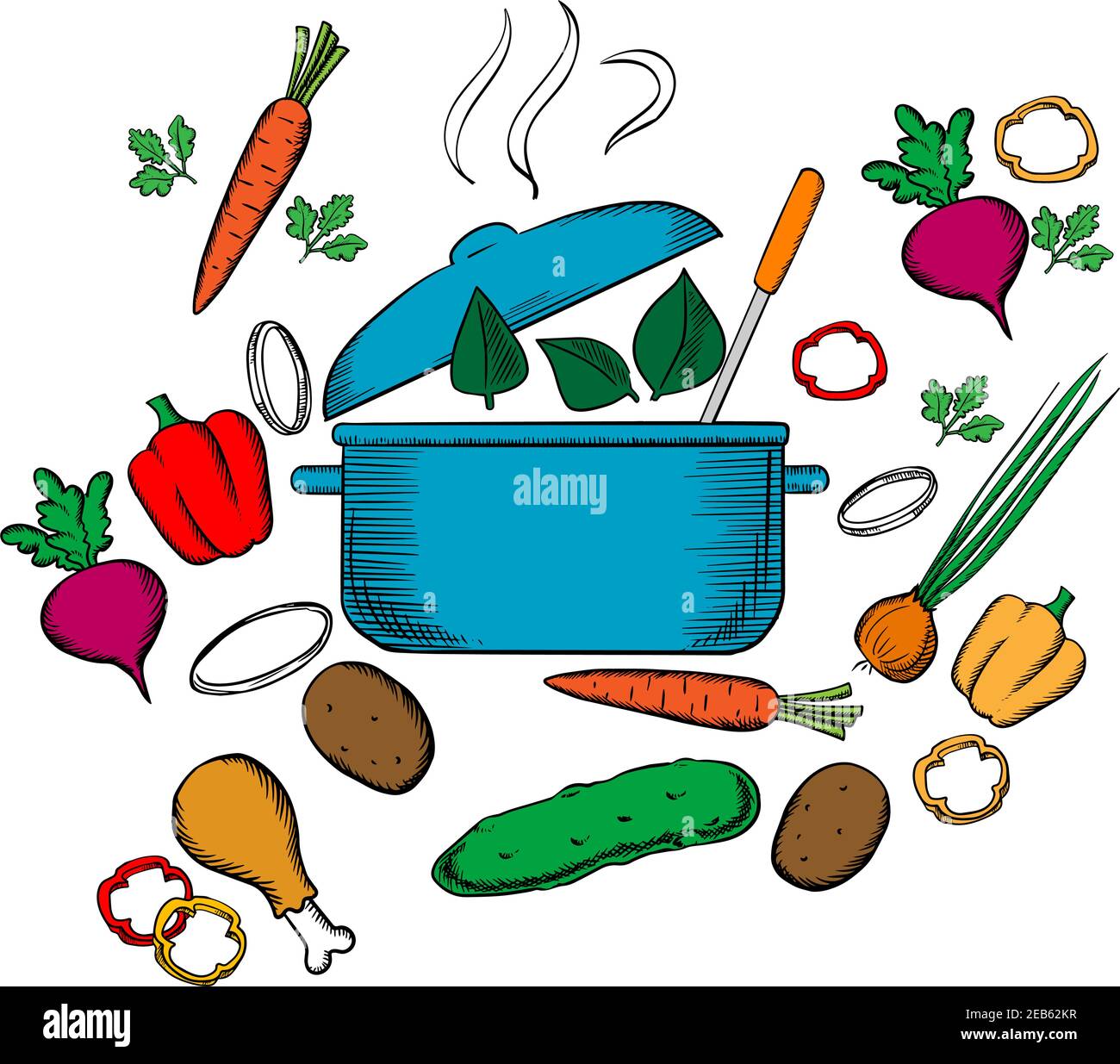 Carrot soup icon color Stock Vector Images - Alamy
