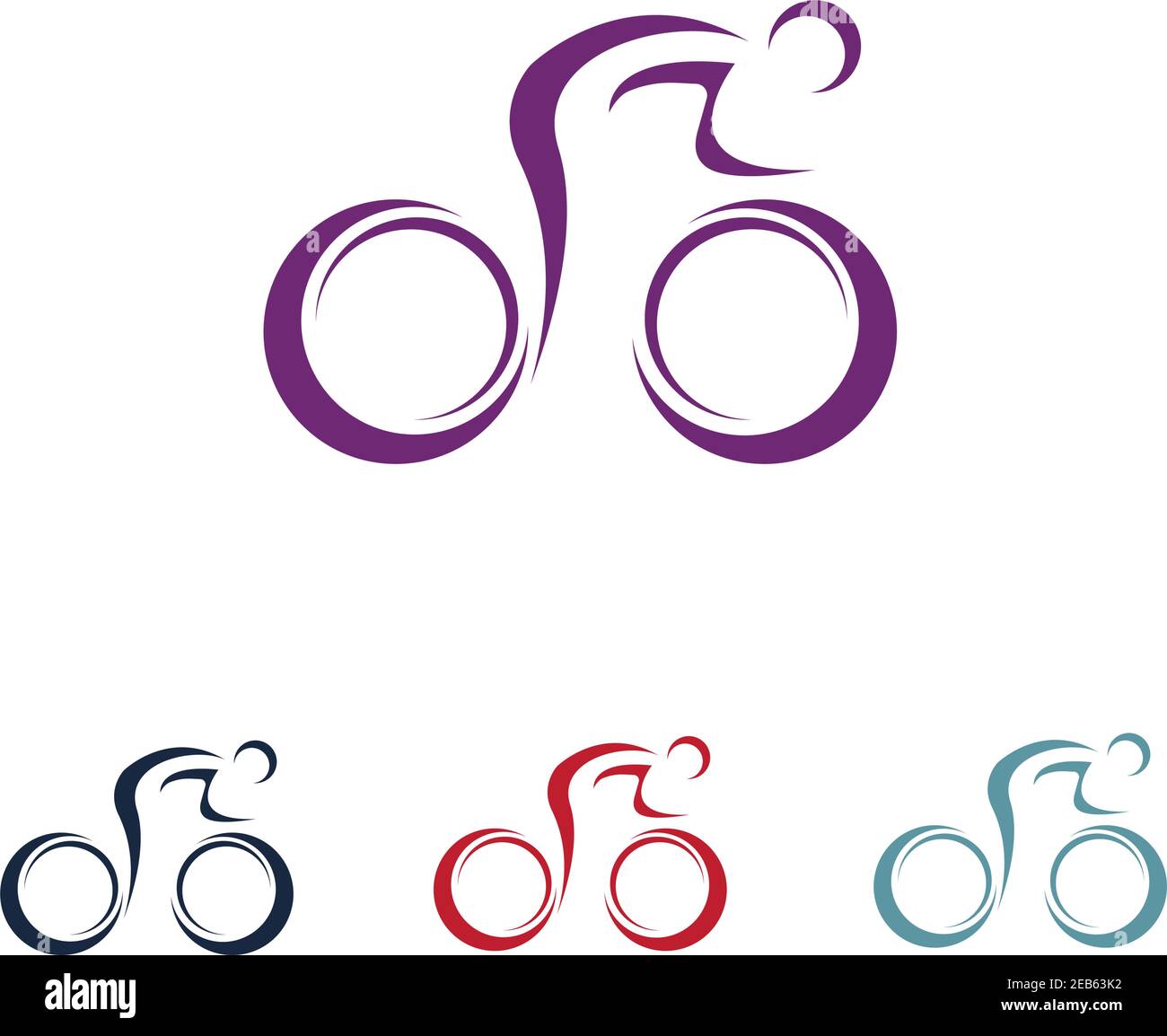 Bicycle logo vector template Stock Vector Image & Art - Alamy