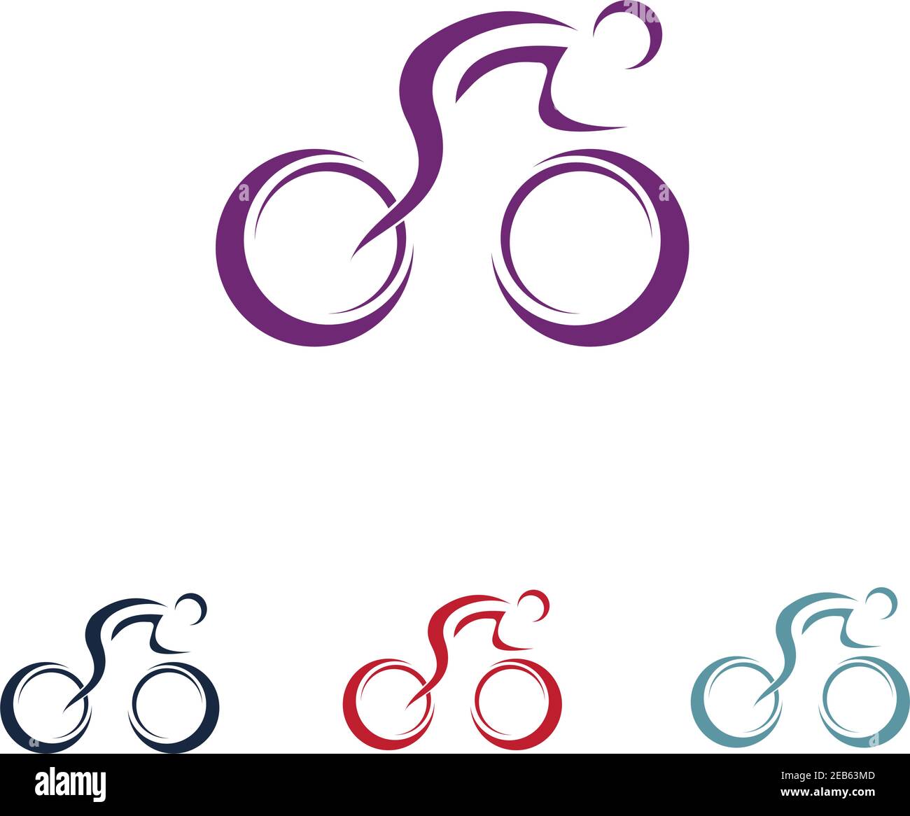 Bicycle logo vector template Stock Vector Image & Art - Alamy