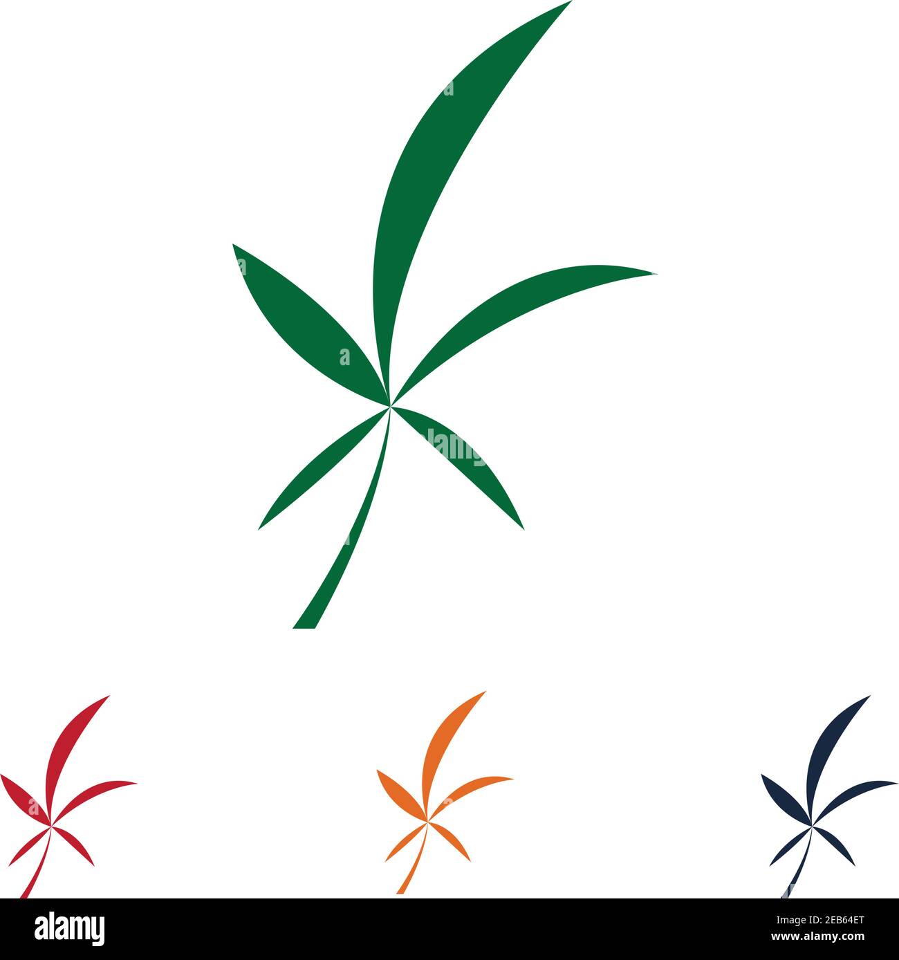 Cannabis leaf vector illustration icon designvector cannabis or ...