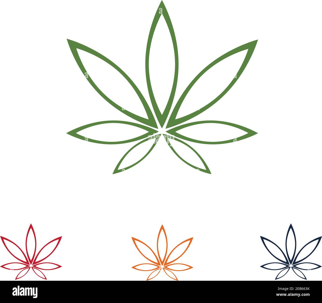 Cannabis leaf vector illustration icon designvector cannabis or ...