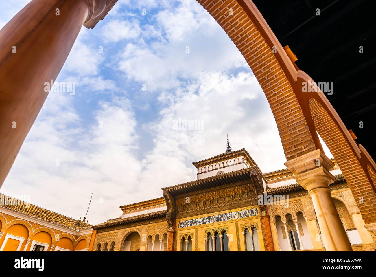 Building inside alcazar royal palace hi-res stock photography and ...