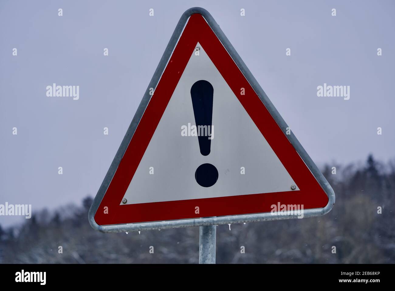 Exclamation point triangle hi-res stock photography and images - Alamy