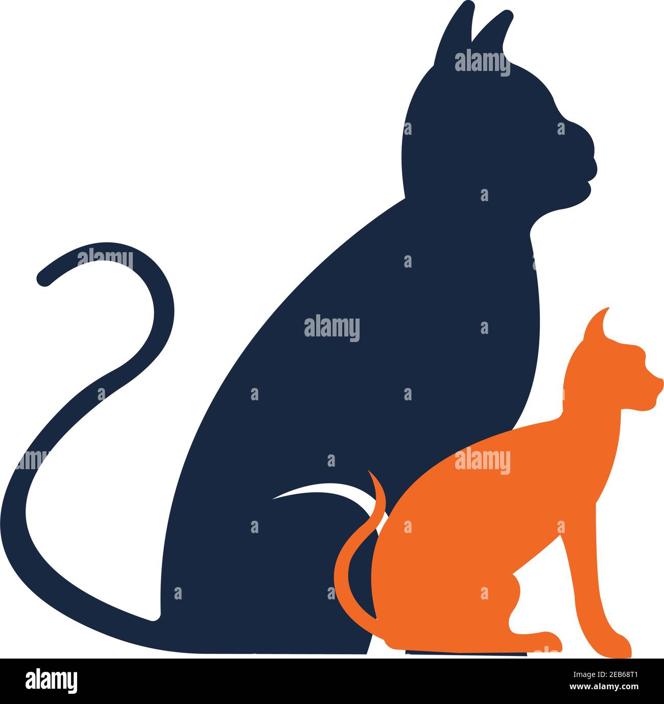 cat logo vector symbol illustration design template Stock Vector Image ...