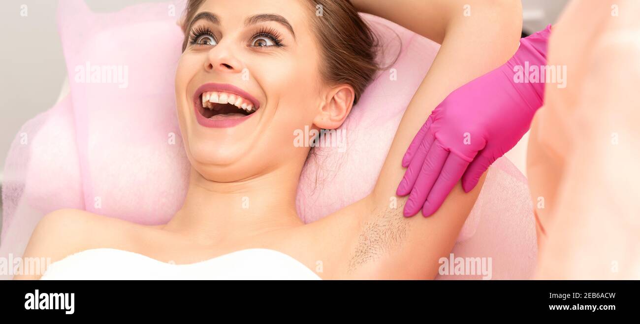 Female hairy armpit hi-res stock photography and images - Alamy