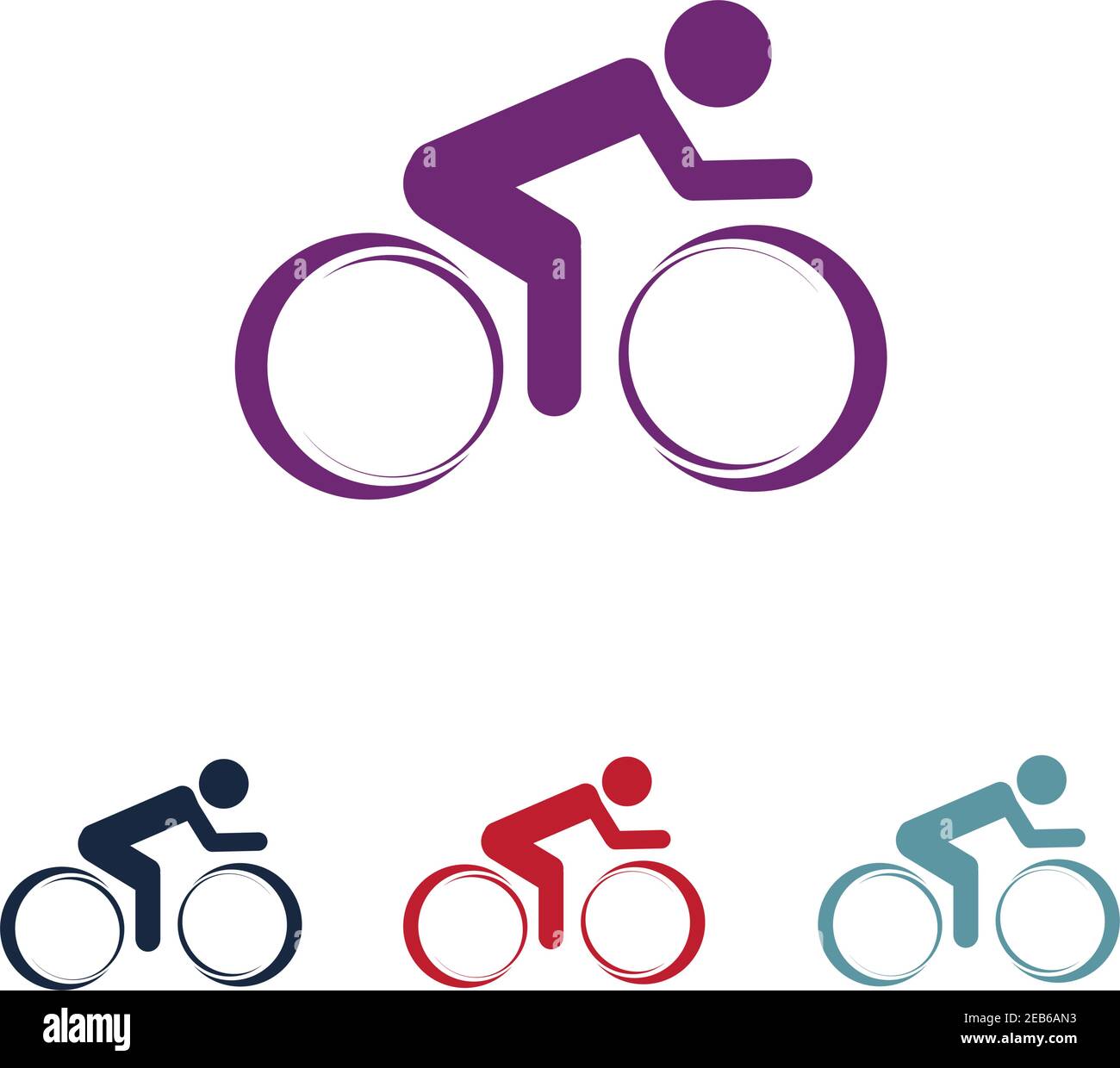 Bicycle logo vector template Stock Vector Image & Art - Alamy