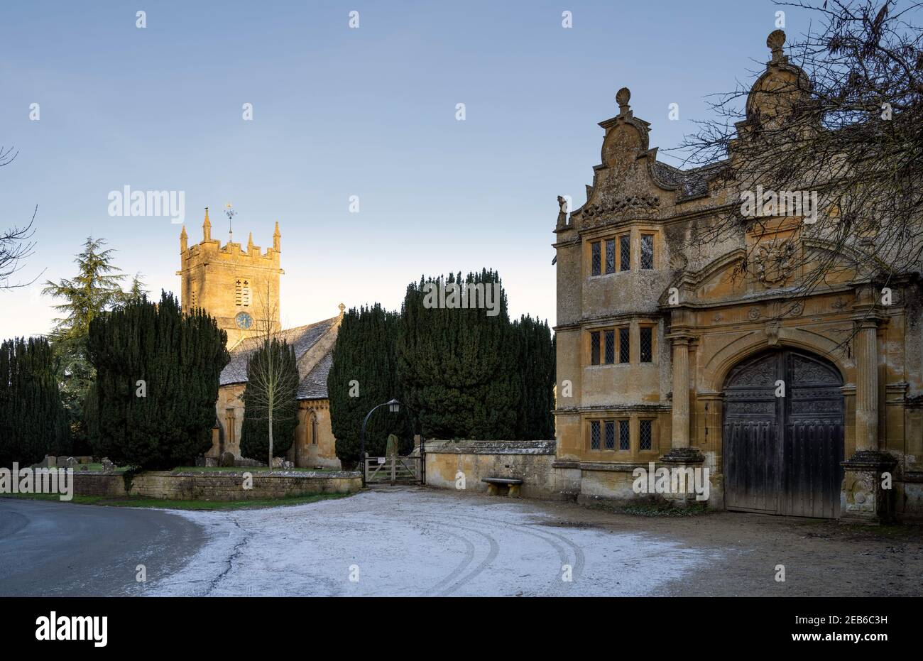 Stanway village, Cotswolds, Gloucestershire, England Stock Photo - Alamy