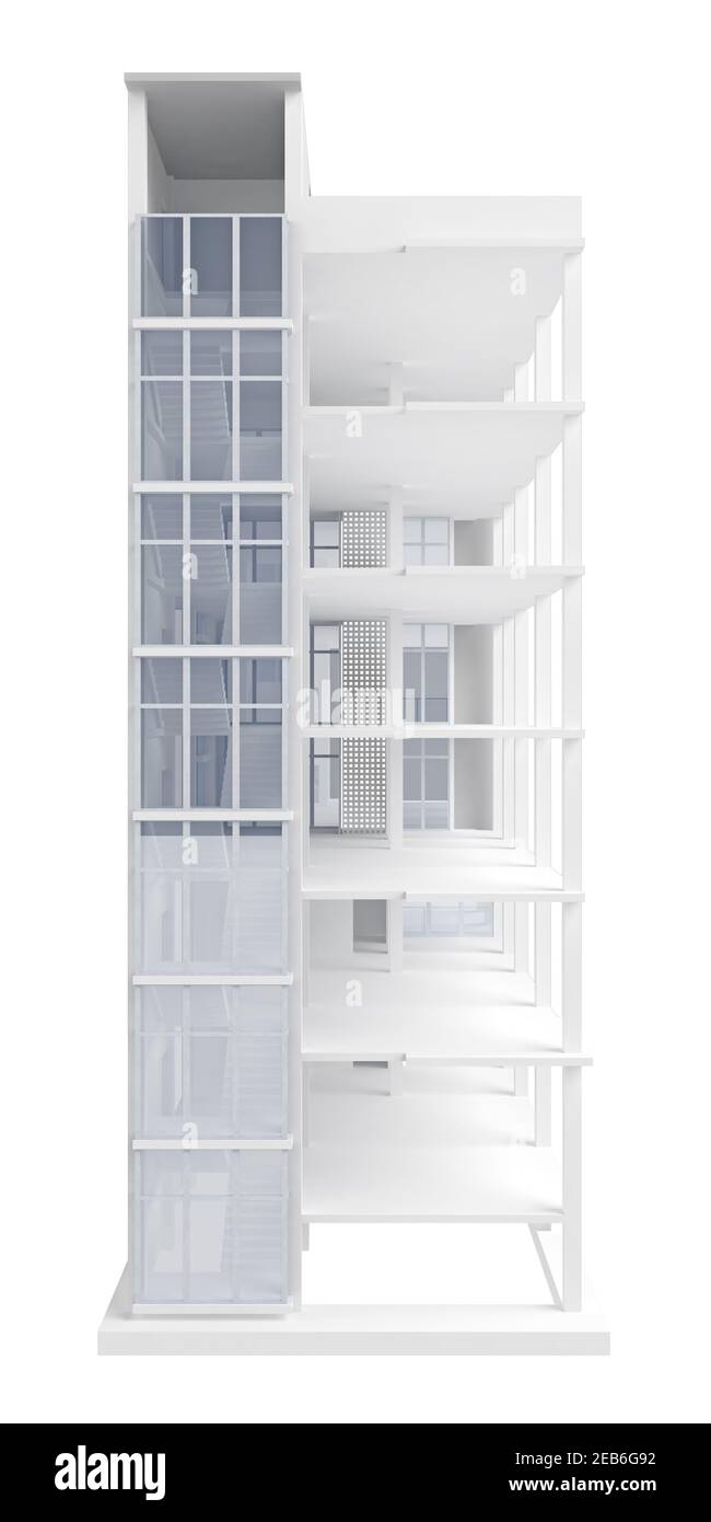 Tall narrow buildings Cut Out Stock Images & Pictures - Alamy