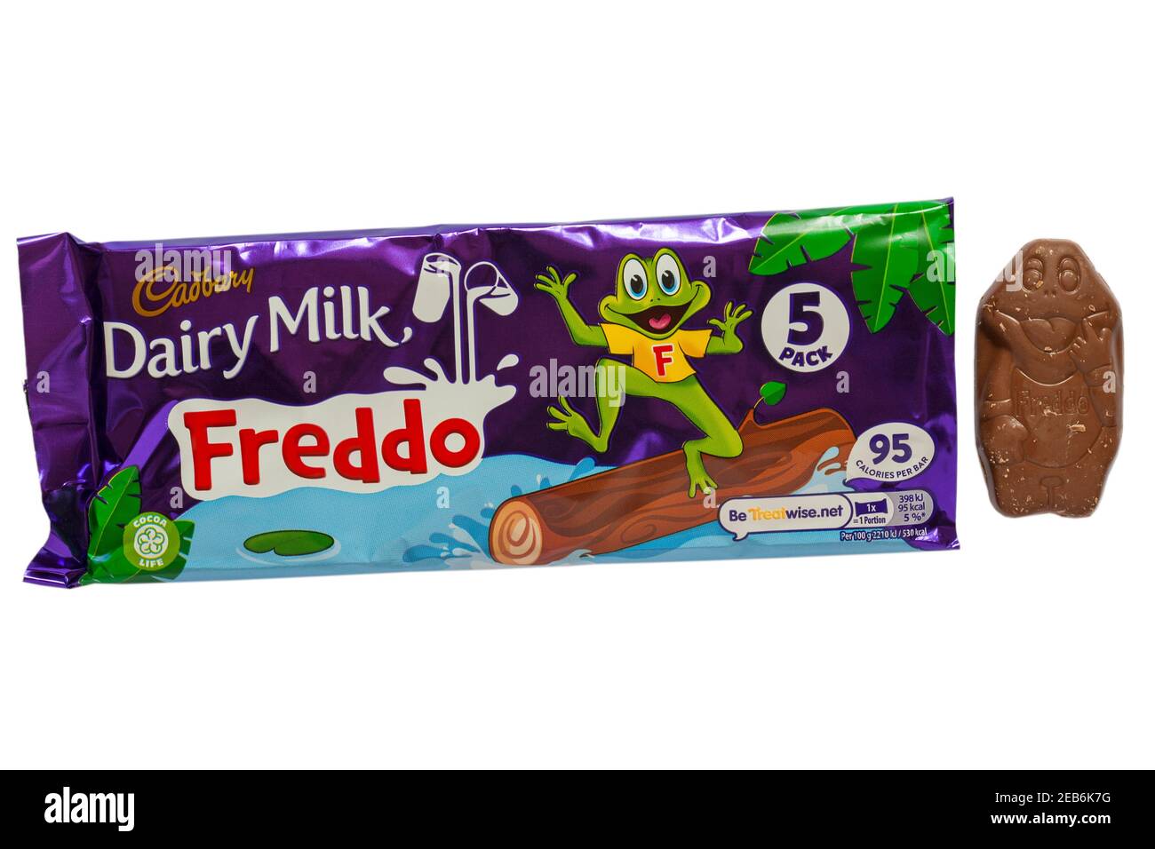 Cadbury dairy milk freddo bars of chocolate Cut Out Stock Images ...