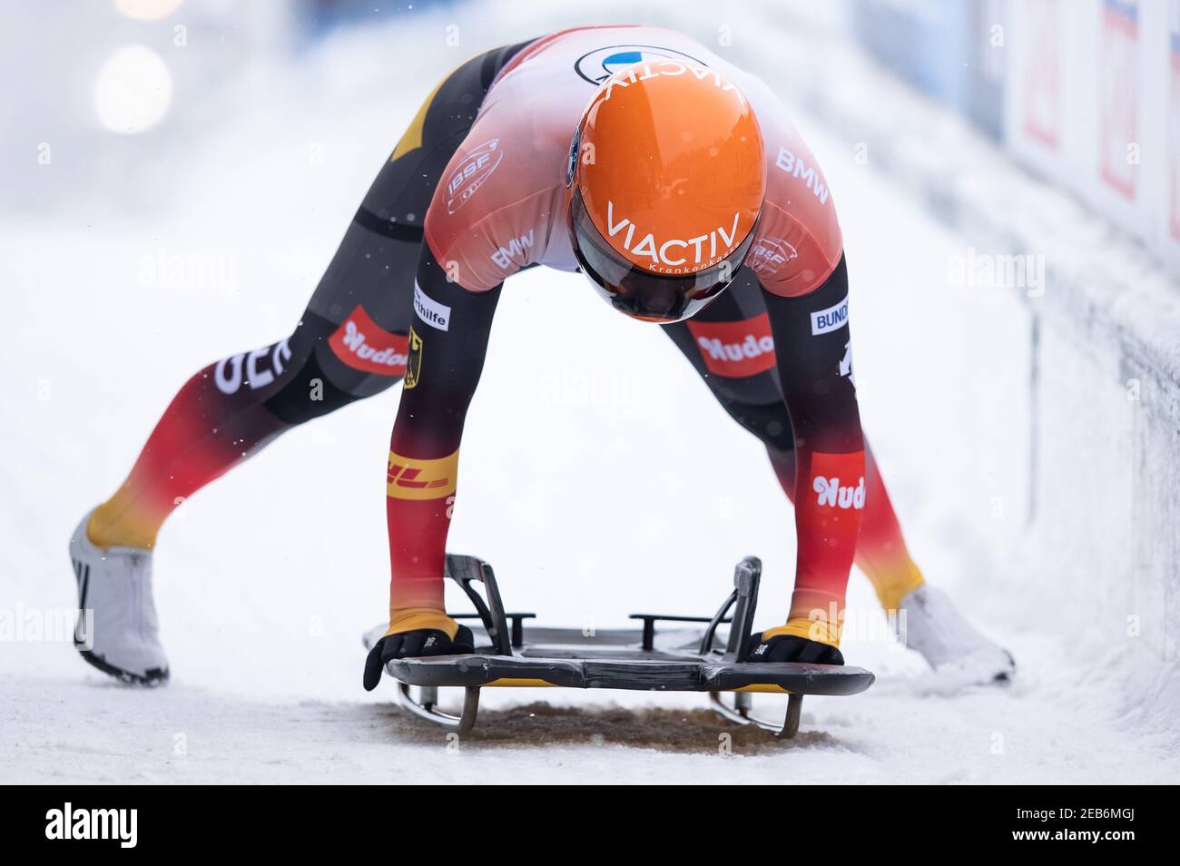 Altenberg, Germany. 12th Feb, 2021. Skeleton: World Championship ...