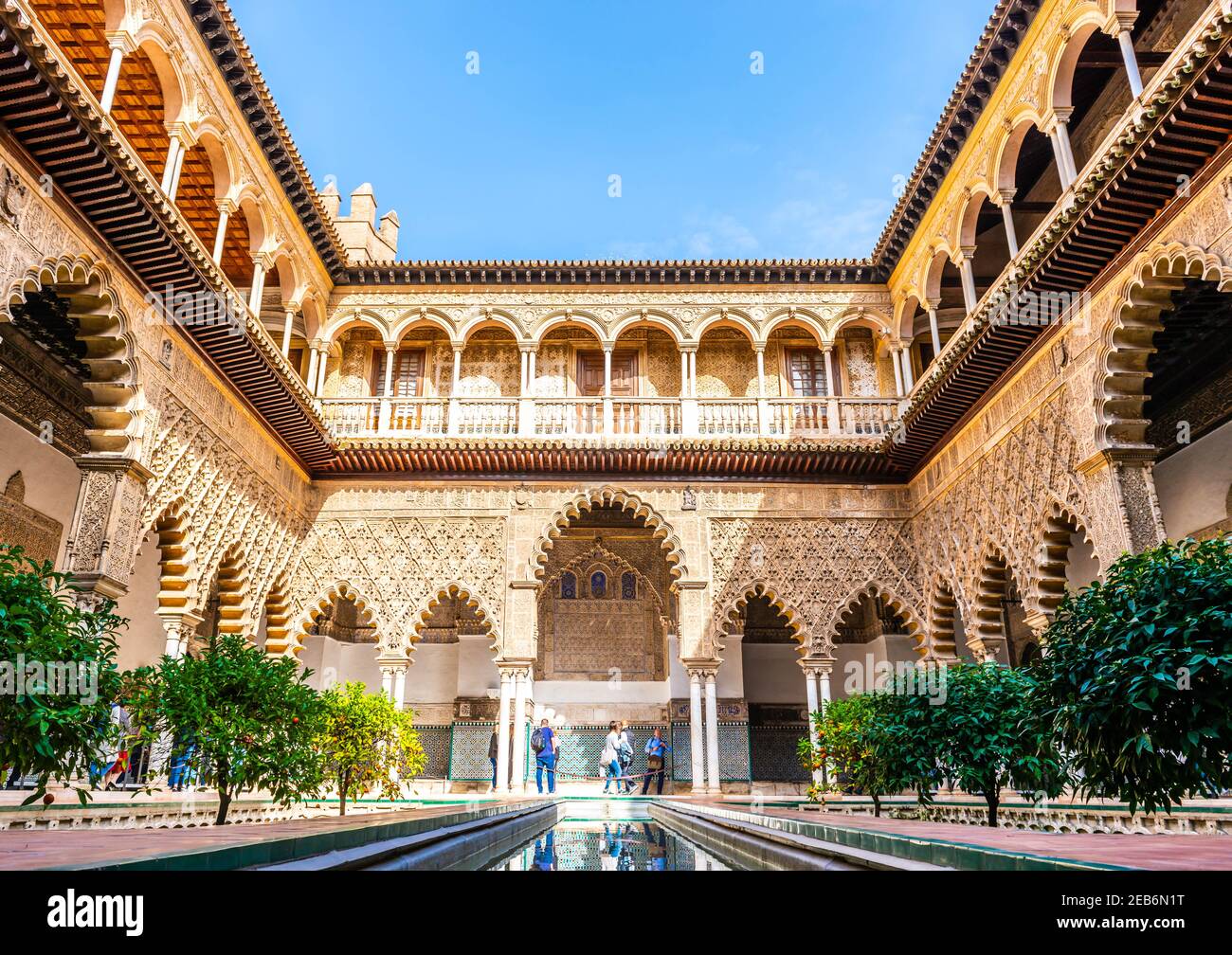 Real alcazar of seville hi-res stock photography and images - Alamy