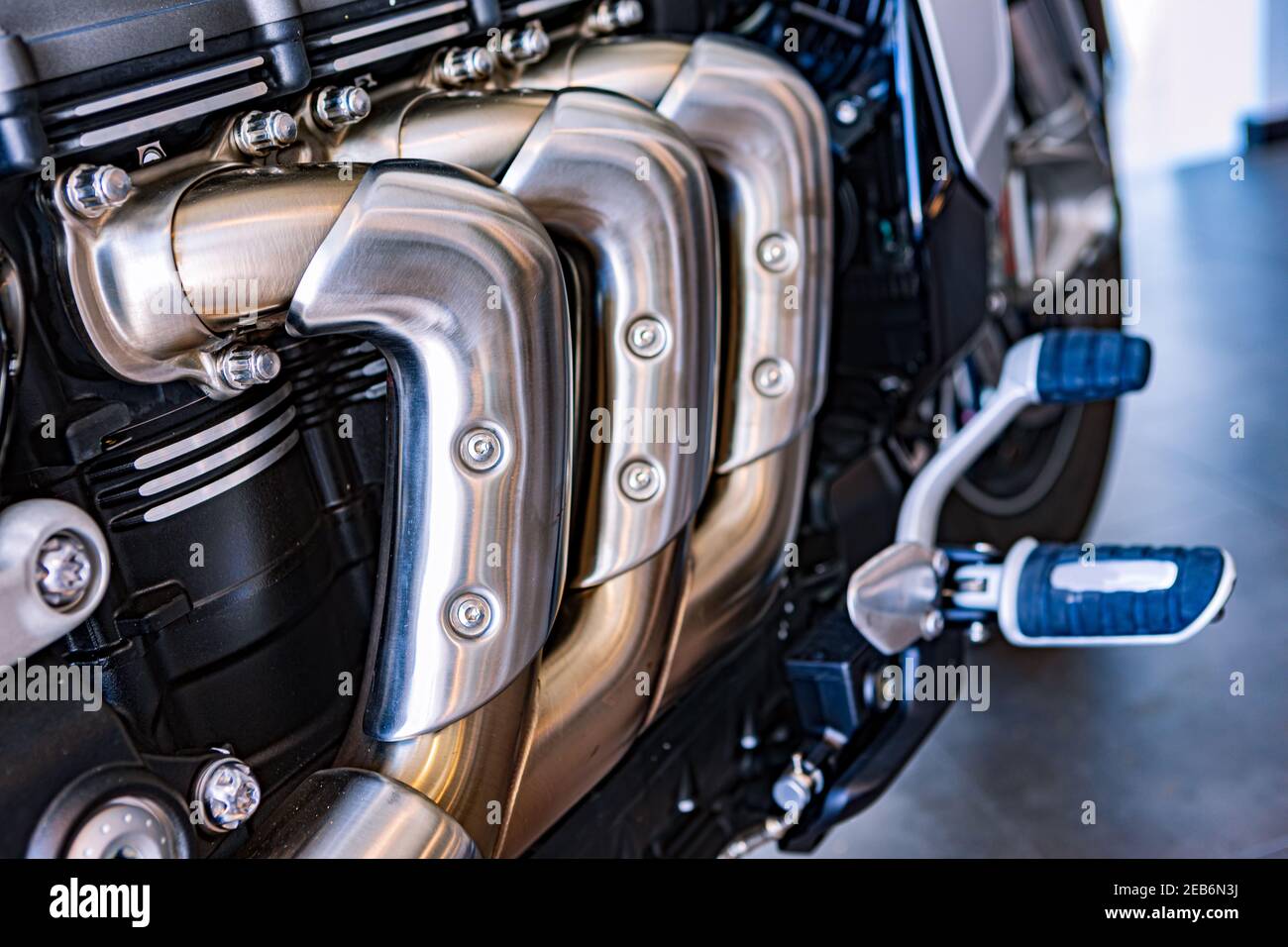 Close up shoot of a modern motorcycle Stock Photo - Alamy