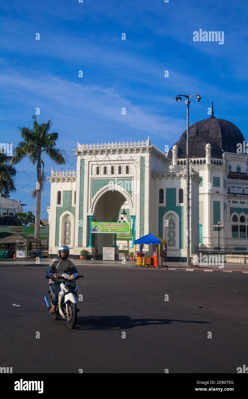 Indonesia, Sumatra, Medan, Great Mosque Stock Photo - Alamy
