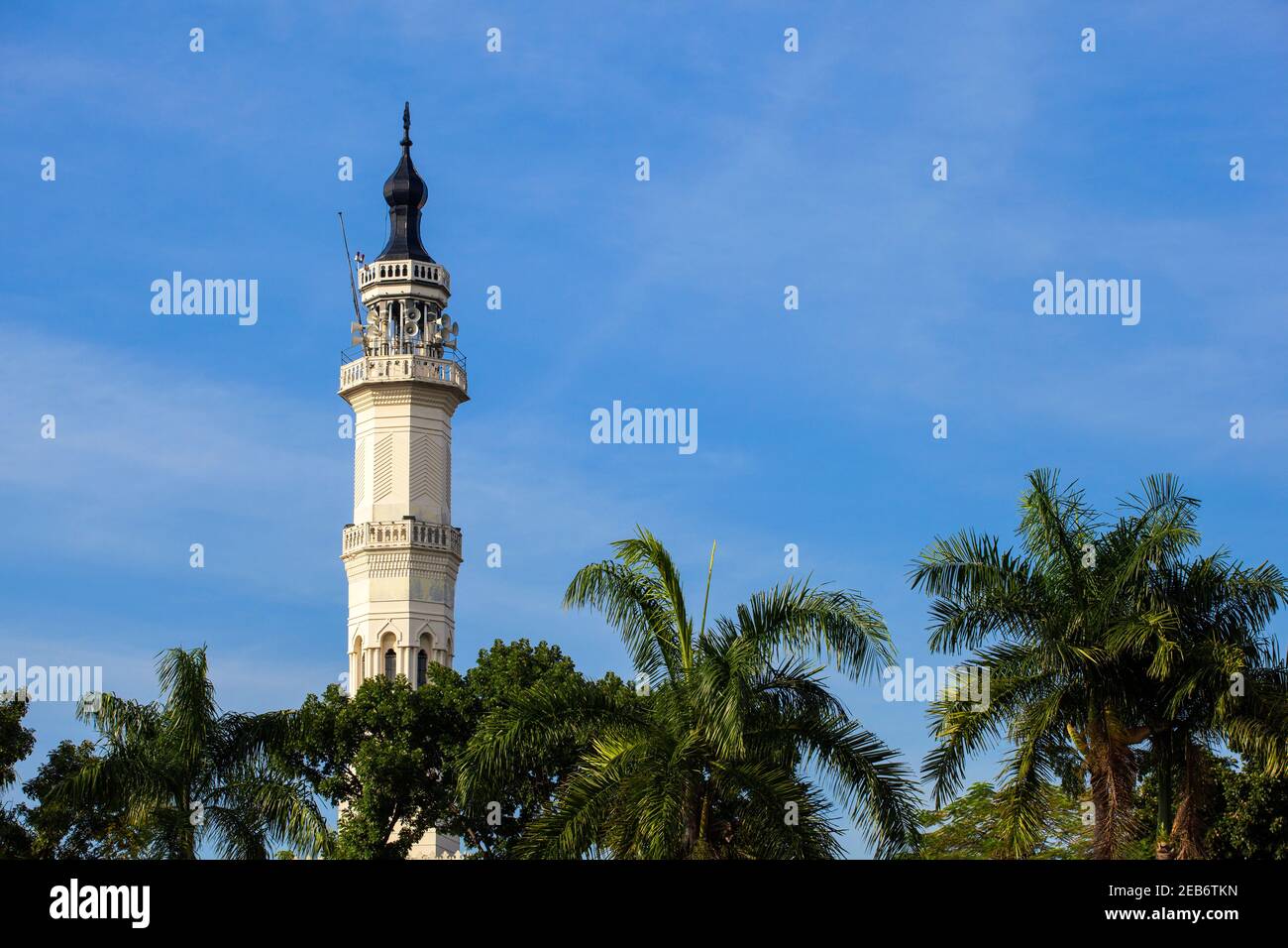 Indonesia, Sumatra, Medan, Minaret of the Great Mosque Stock Photo - Alamy