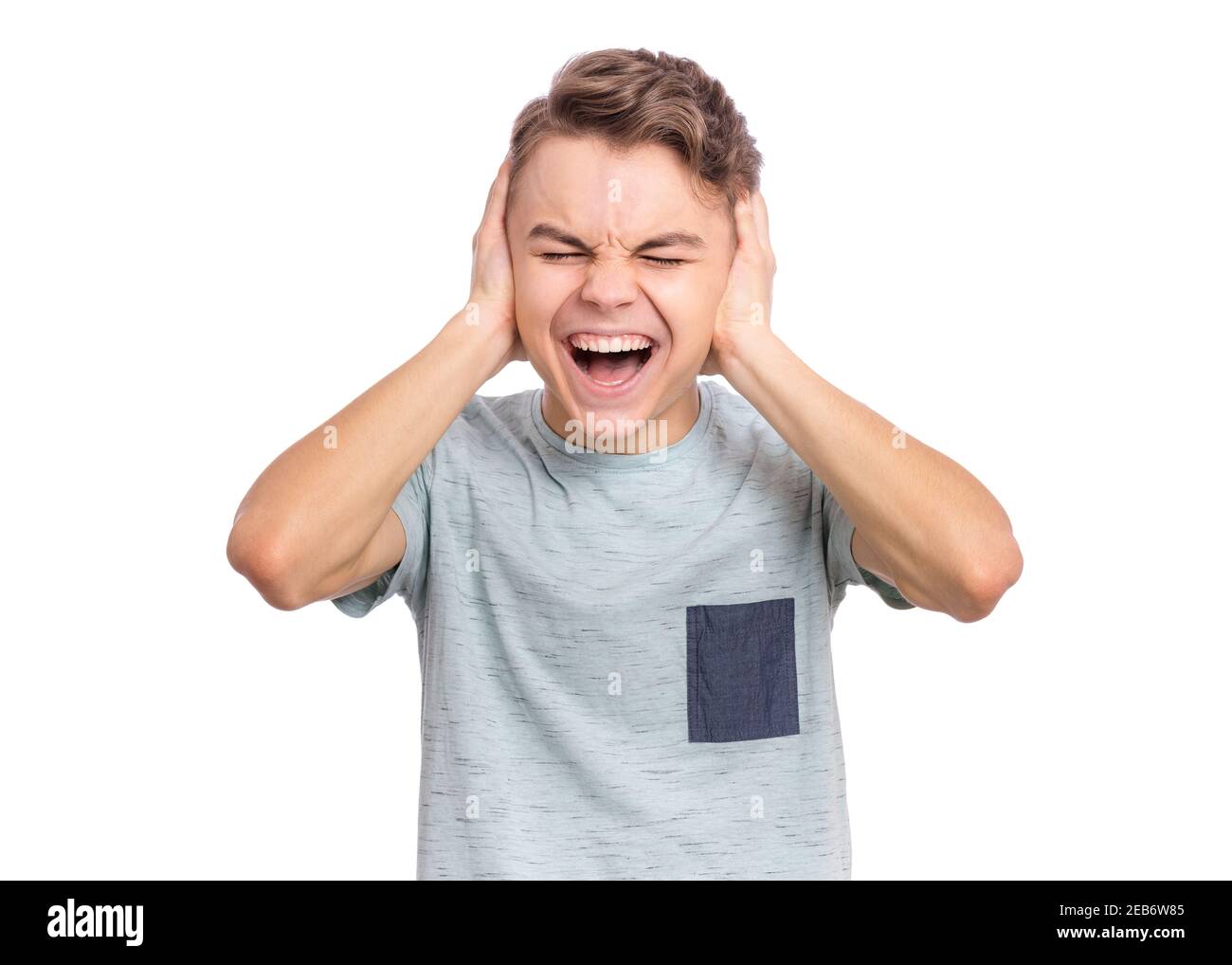 Hands grabbing face hi-res stock photography and images - Alamy