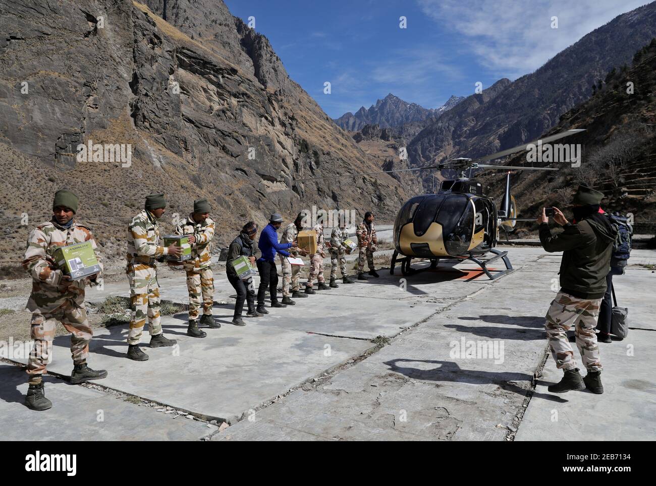 Indo tibetan border police itbp hi-res stock photography and images - Alamy