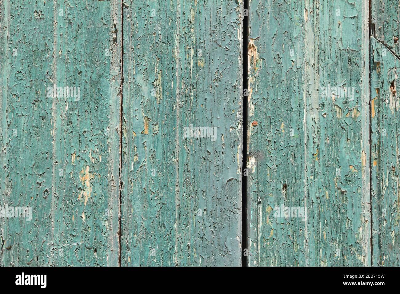 Distressed green wood texture background. Rough wooden door boards. Old ...