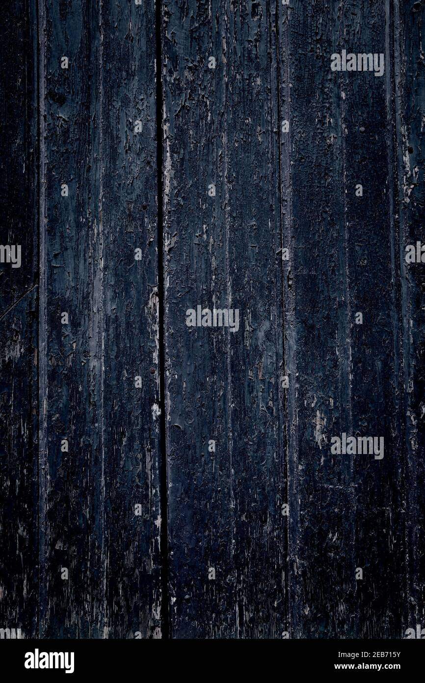 Dark distressed wood texture. Grunge dark blue distressed wooden door ...