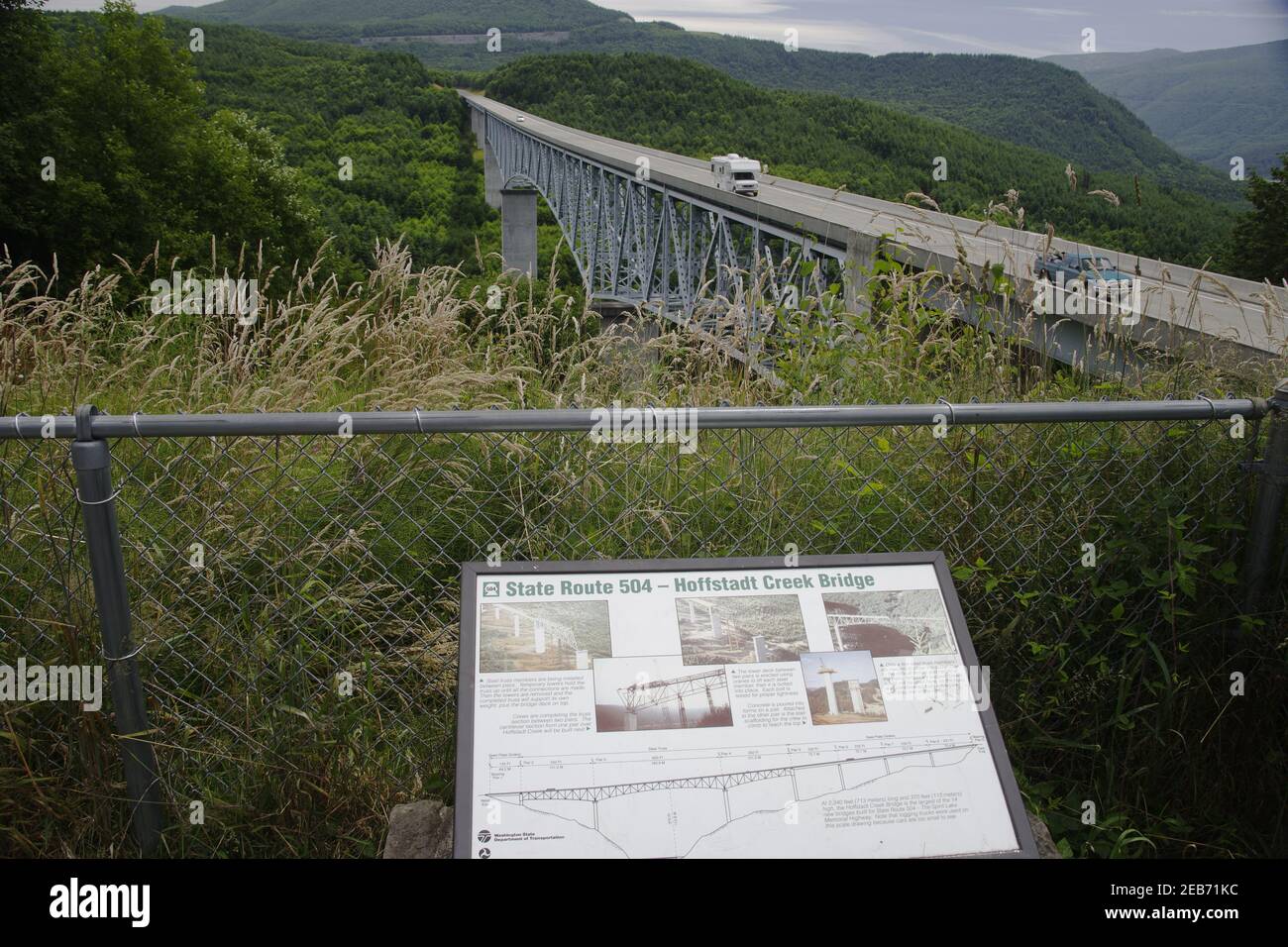 Hoffstadt Creek Bridge Mount St Helens National Monument Washington ...