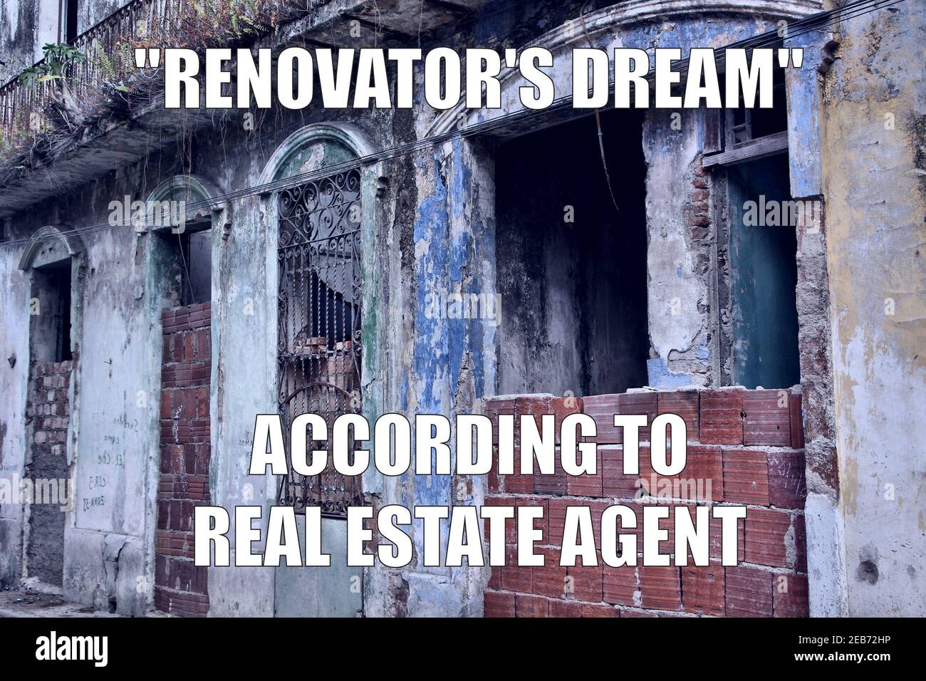 Real estate funny meme for social media sharing. Real estate agency ad ...