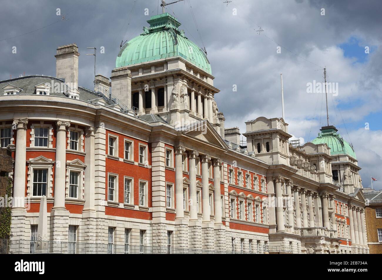 London landmark, UK - Admiralty House and rain clouds Stock Photo - Alamy
