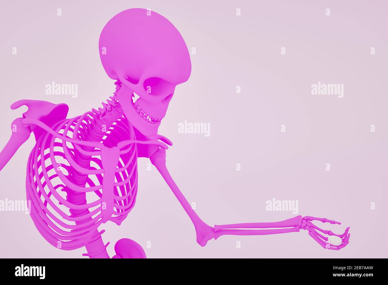 Pink skeleton hi-res stock photography and images - Alamy