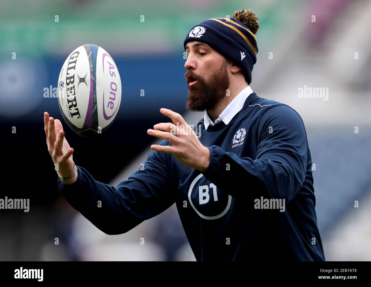 Scotland's Blade Thomson during a training session at the BT ...