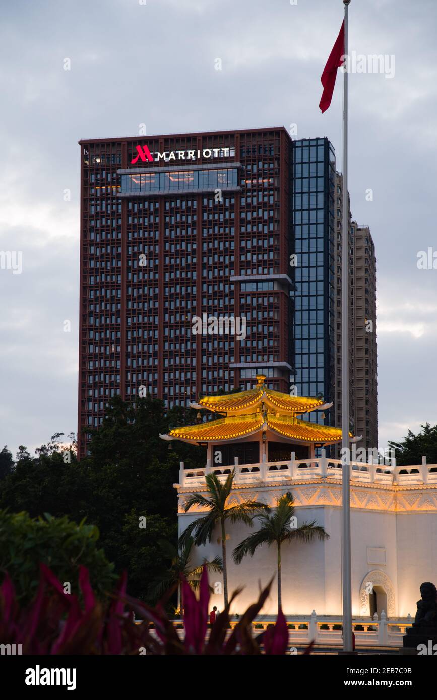 Marriott hotel in Zhuhai, China Stock Photo - Alamy