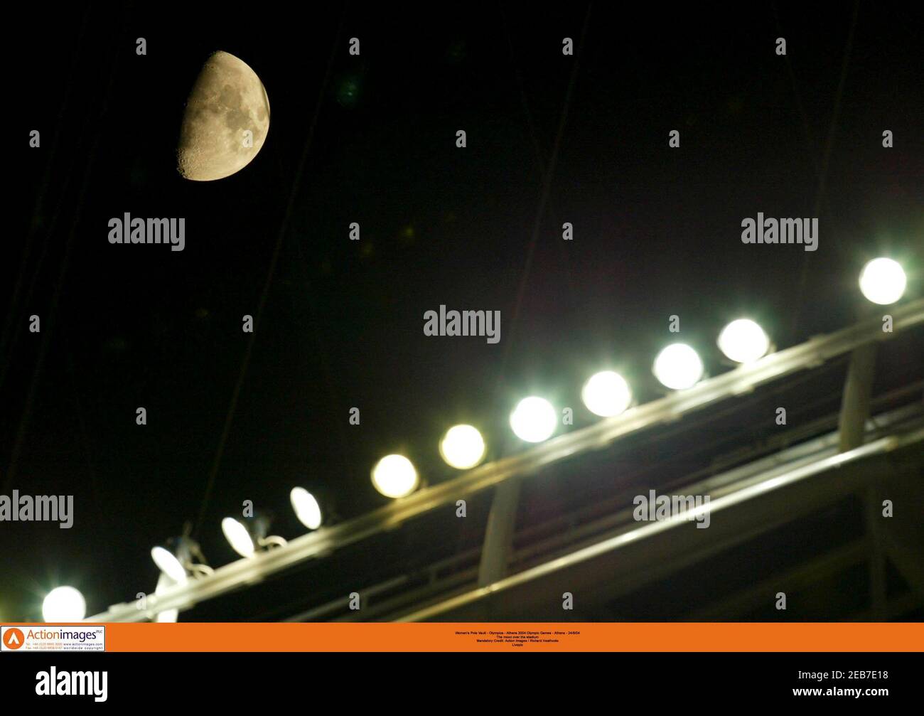 The moon over the stadium hi-res stock photography and images - Alamy