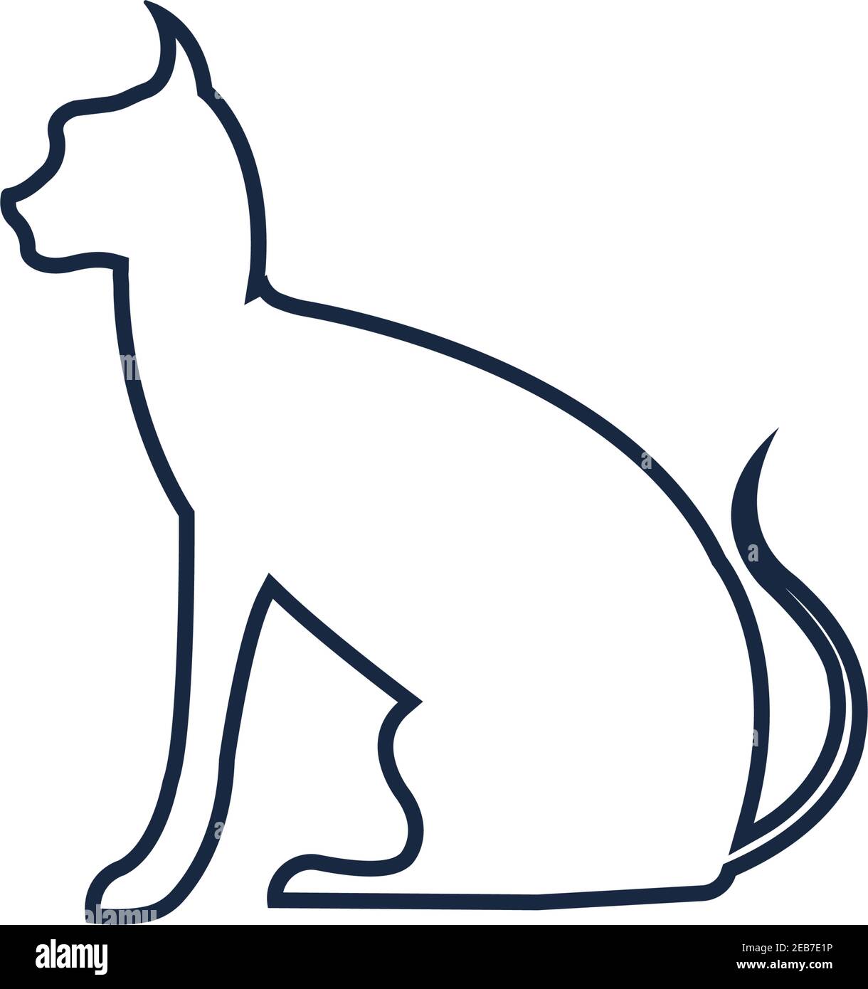 cat logo vector symbol illustration design template Stock Vector Image ...