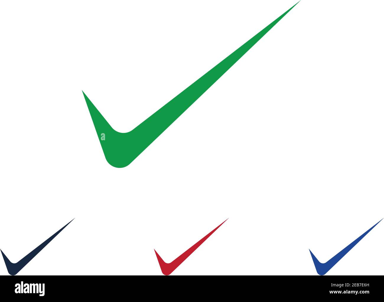check mark icon vector illustration design template Stock Vector Image ...