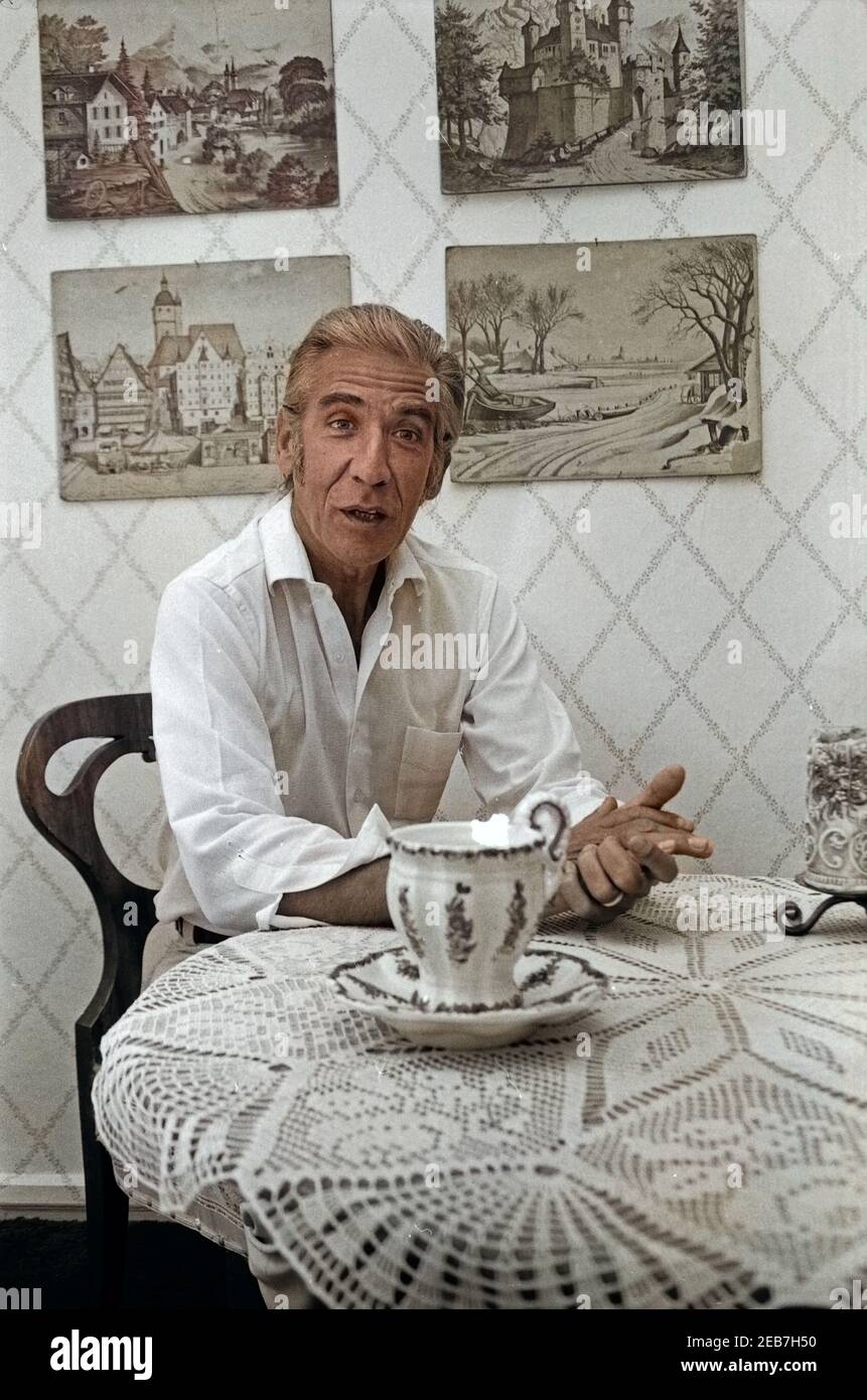 Der Schweizer Schauspieler Lukas Ammann, Deutschland 1970er Jahre ...