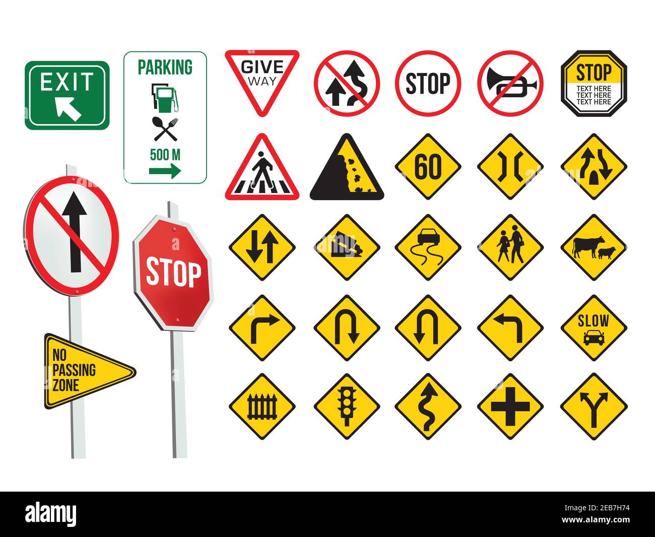 Light alert traffic signs hi-res stock photography and images - Alamy