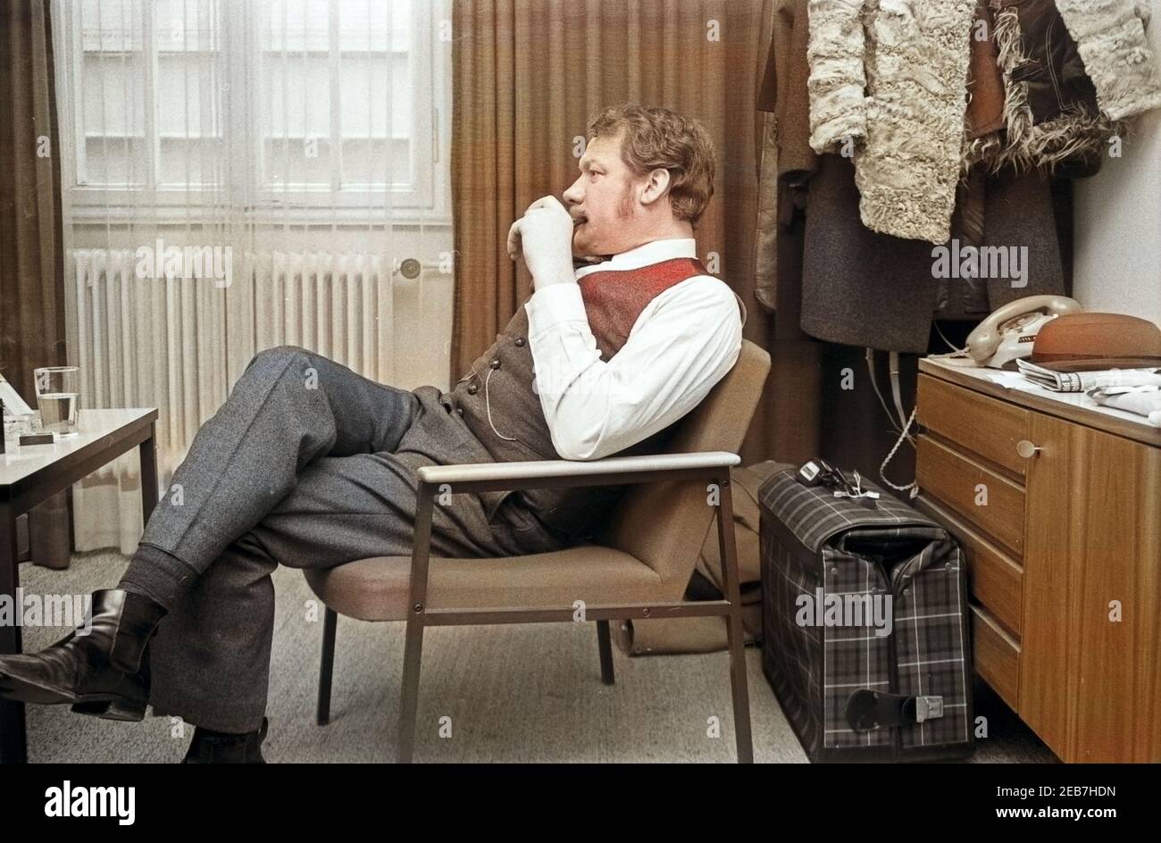 Der deutsche Schauspieler und Synchronsprecher Wolfgang Völz ...