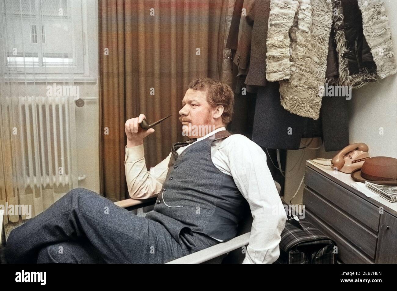 Der deutsche Schauspieler und Synchronsprecher Wolfgang Völz ...