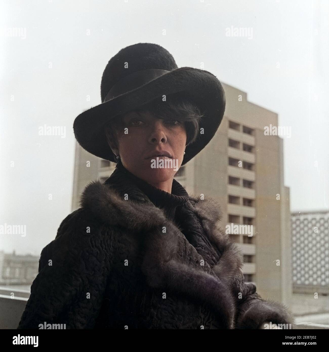 Die Sängerin Katja Hollander, Deutschland 1960er Jahre. Singer Katja ...