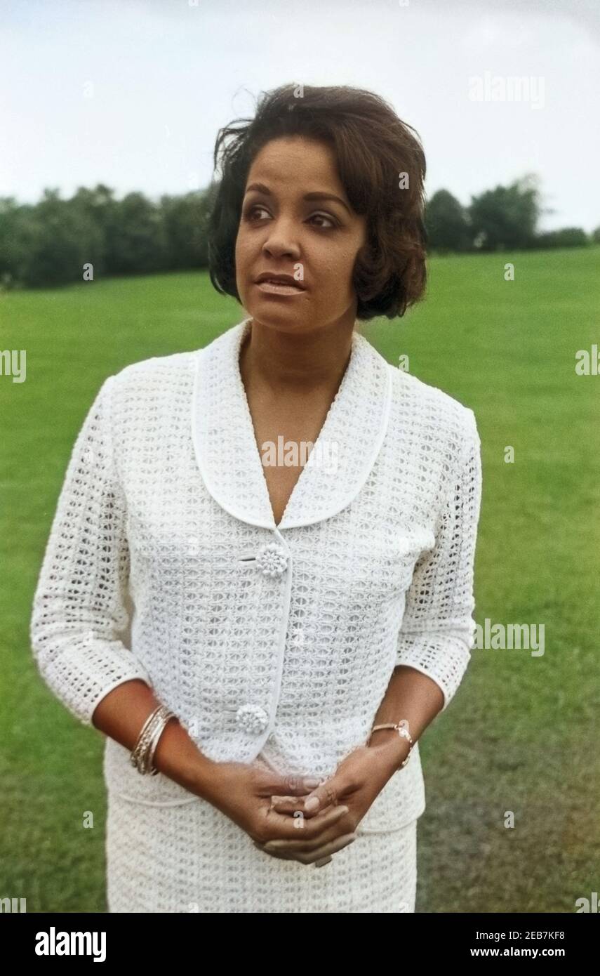 Die karibische Schlager- und Jazzsängerin Mona Baptiste, Deutschland ...