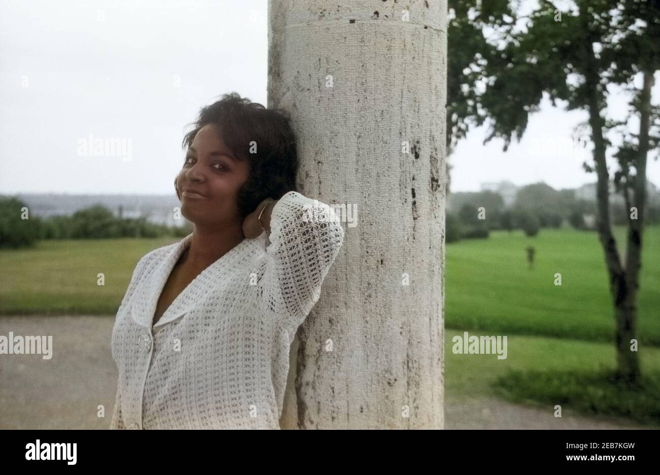 Die karibische Schlager- und Jazzsängerin Mona Baptiste, Deutschland ...