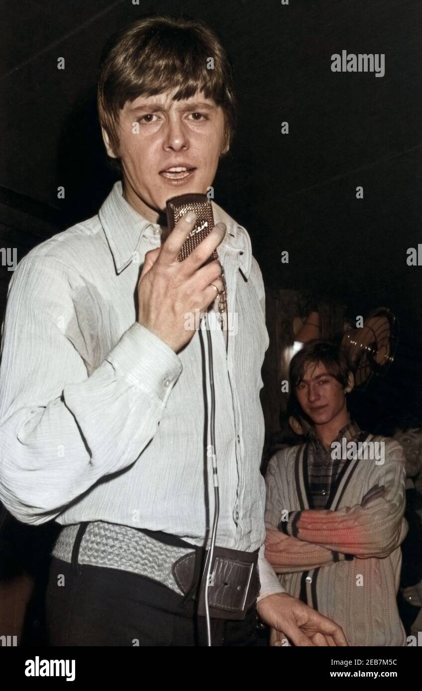 Der britische Popsänger Neil Christian bei einem Auftritt, Deutschland ...