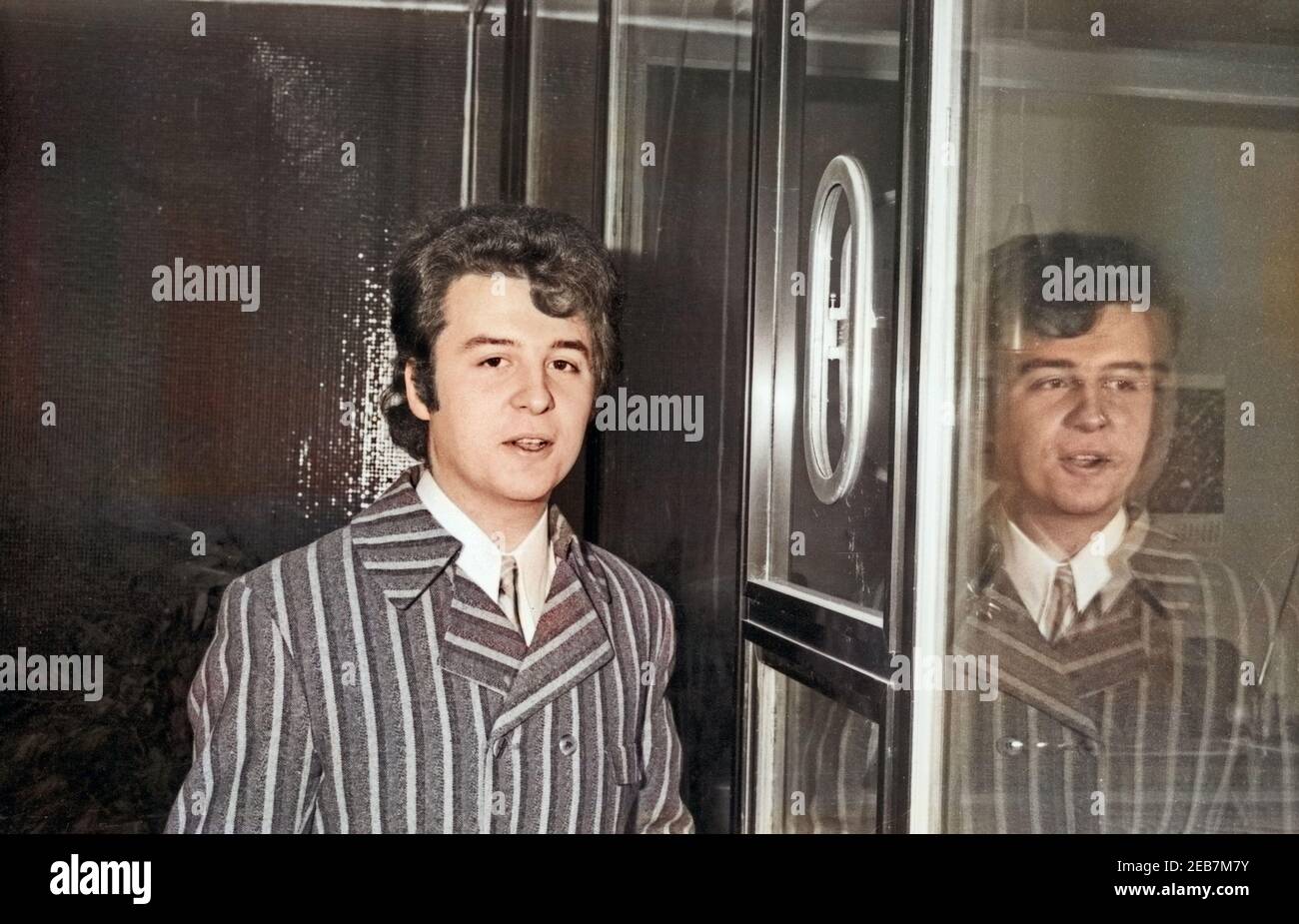 Der britische Sänger Chris Andrews in München, Deutschland 1960er Jahre ...