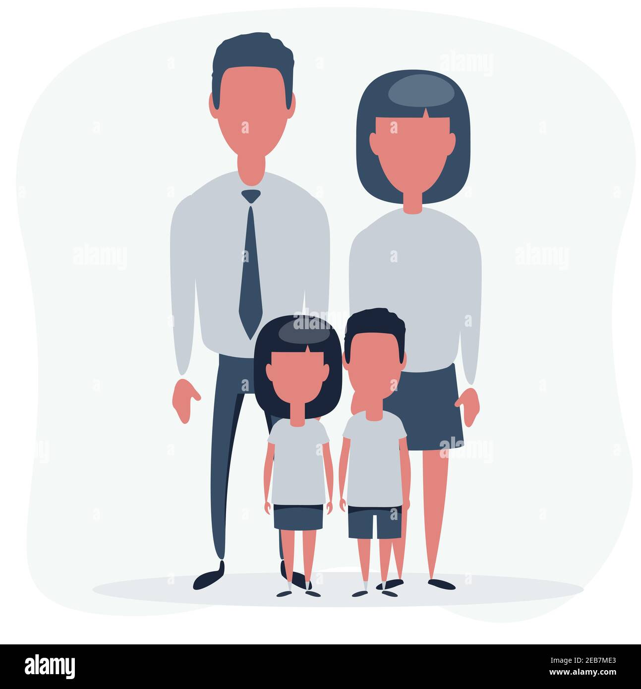 Abstract family vector hi-res stock photography and images - Alamy