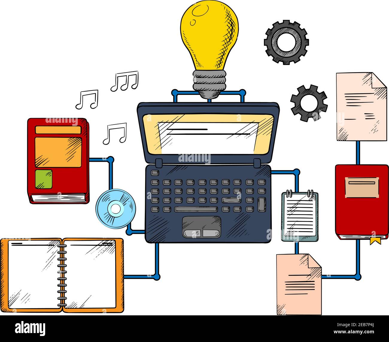 Information Technology Symbols Clip Art