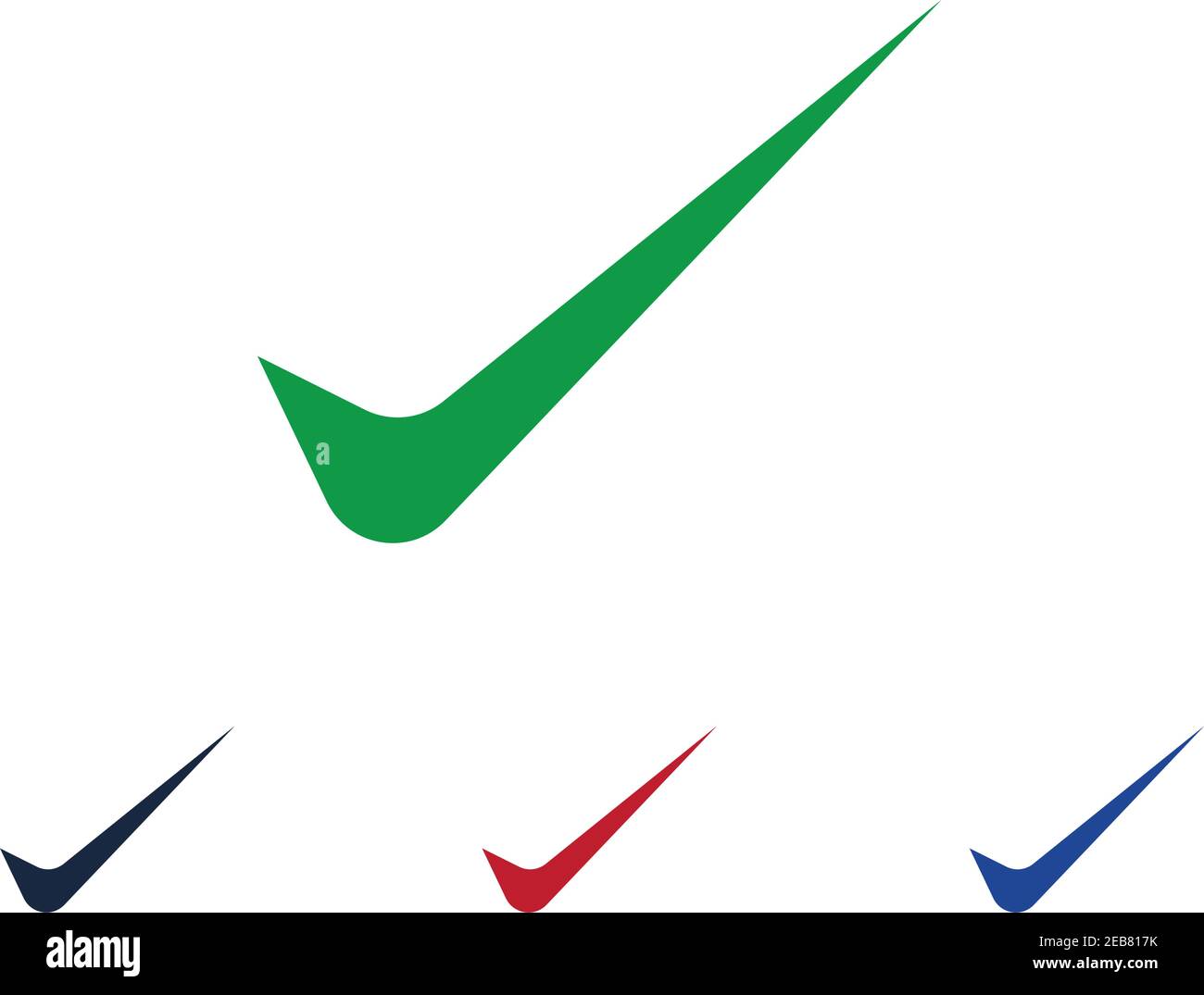 check mark icon vector illustration design template Stock Vector Image ...