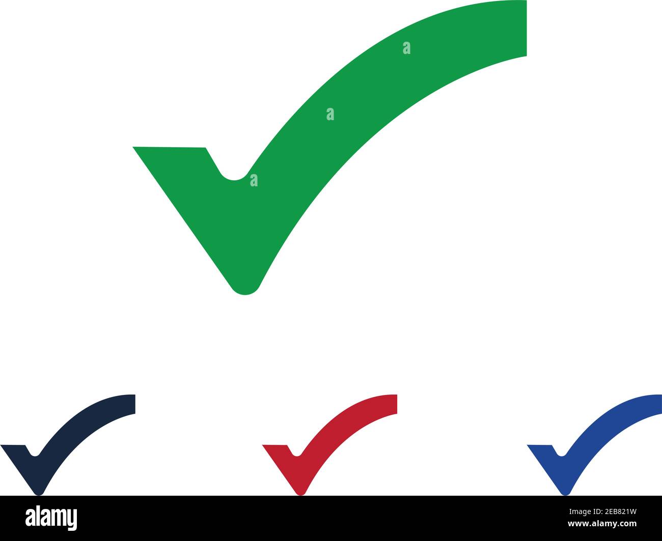 check mark icon vector illustration design template Stock Vector Image ...