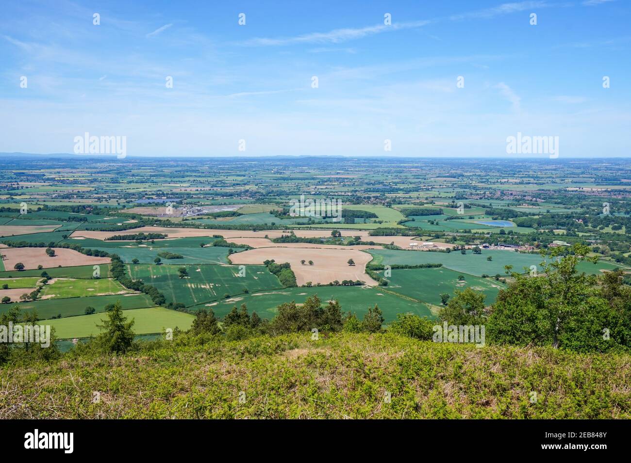 The Wrekin, Telford Hill, Marilyns, Summit View, West Midlands ...