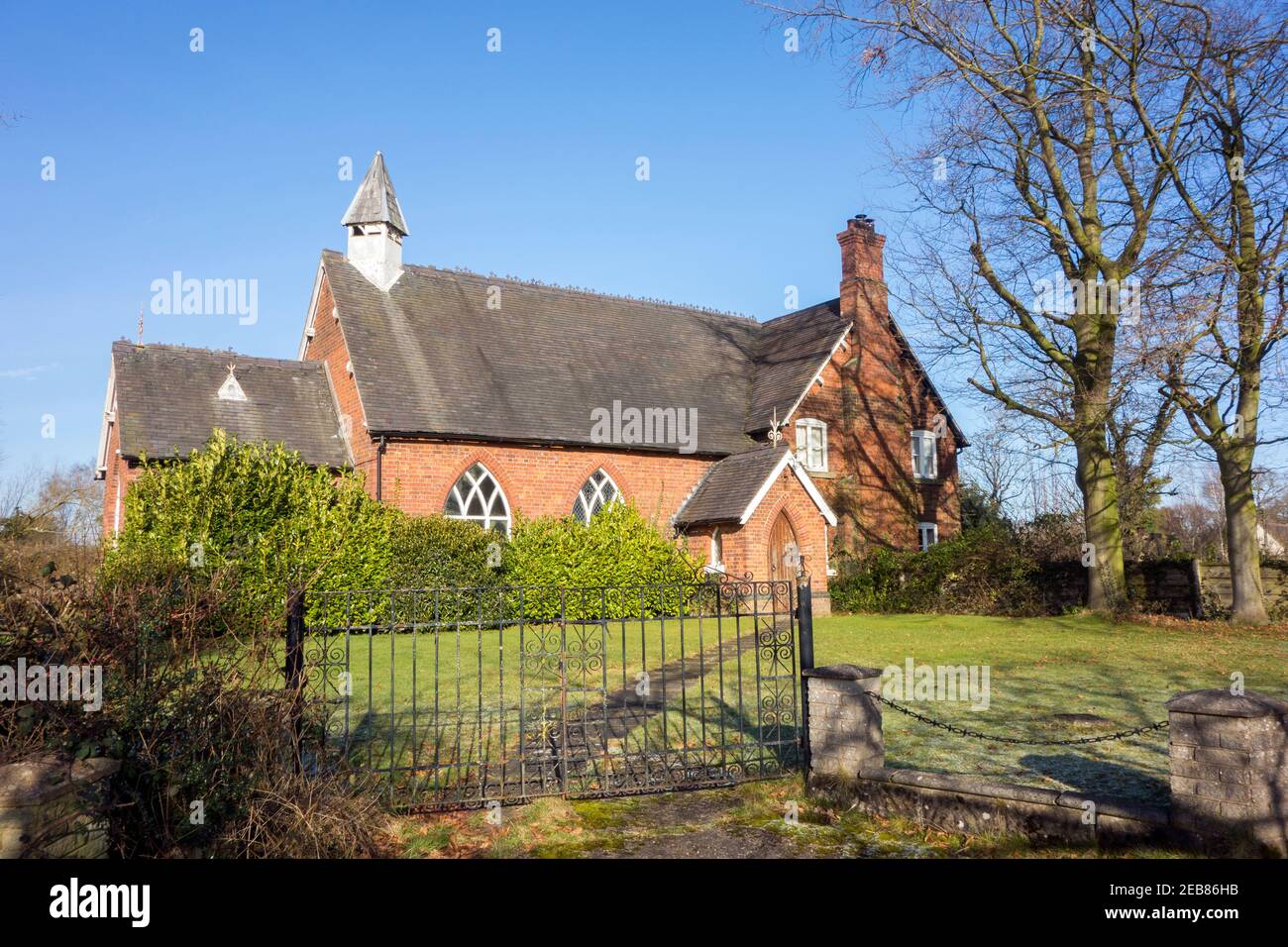 St Luke's parish Church Oakhanger, Cheshire, England. is an Anglican ...
