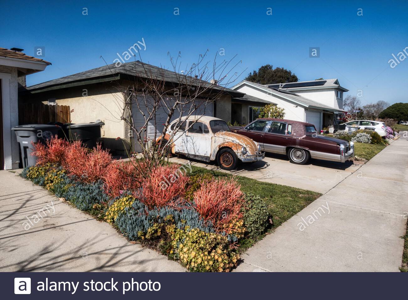 Cars Parked Front House High Resolution Stock Photography and Images ...